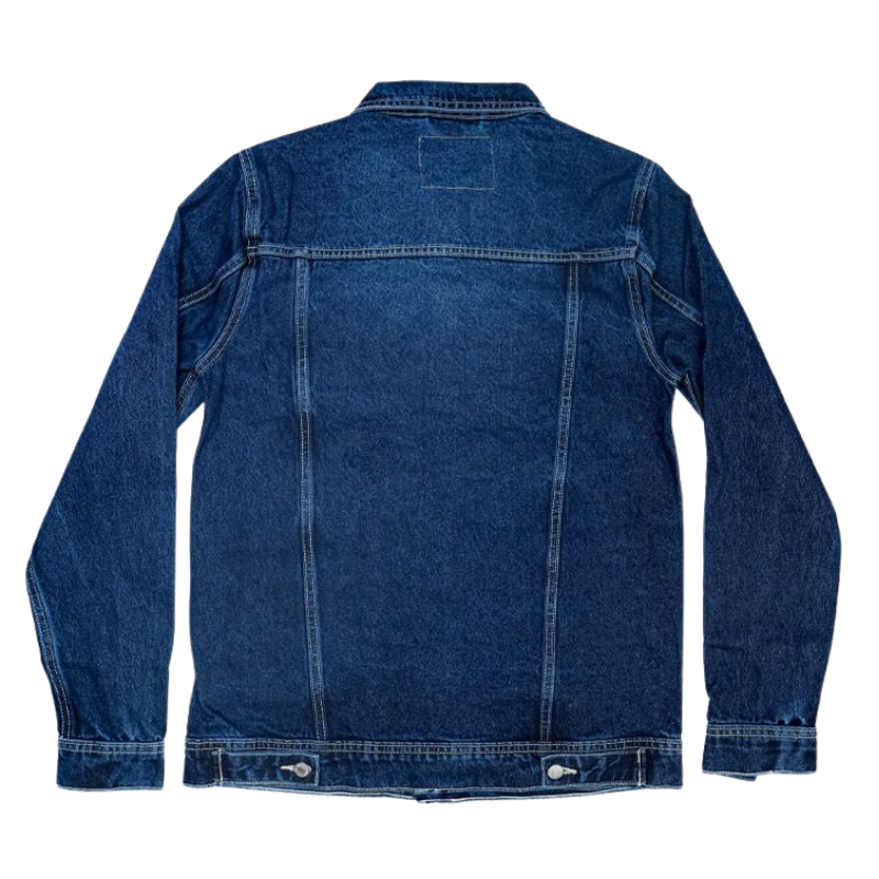 Deep Blue Denim Jacket | Trendy Export Denim